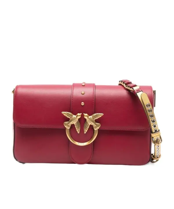 Pinko Flip Shoulder Bag - Red