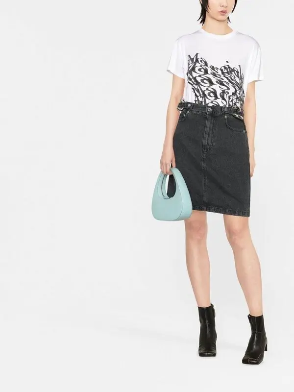 J.W.ANDERSON Chain Link Detail Denim Skirt