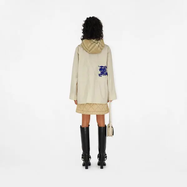 Burberry Hooded Jacket With Equestrian Knight Print