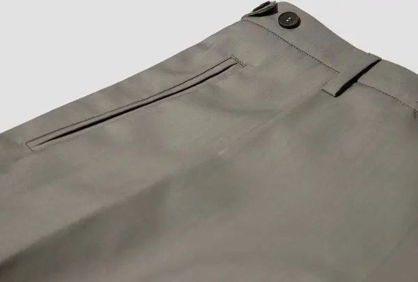 Barena Venezia Masco Tropical Wool Trousers - Gray