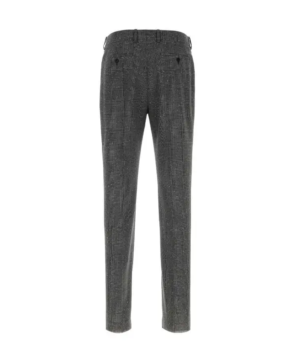 Alexander McQueen Embellished Cigarette Pants With Belt Loops