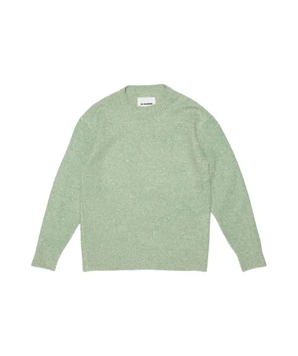JIL SANDER Crewneck Ribbed Jumper - Gray