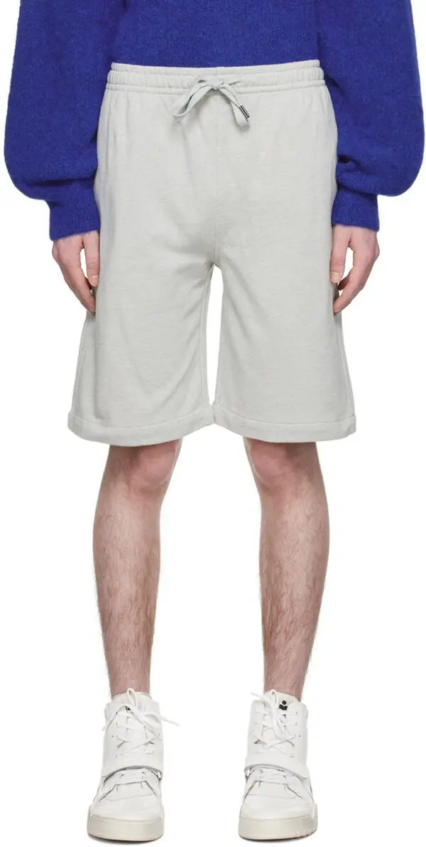 Isabel Marant Étoile Logo Drawstring Shorts - Gray