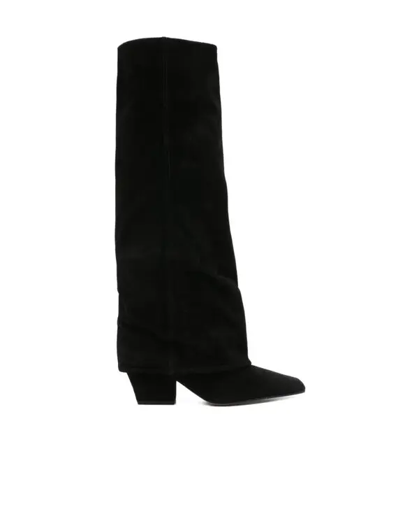 Paris Texas Pointed Toe Low Heel Boots