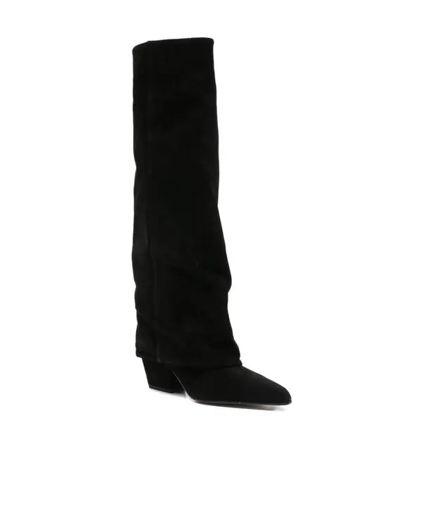 Paris Texas Pointed Toe Low Heel Boots