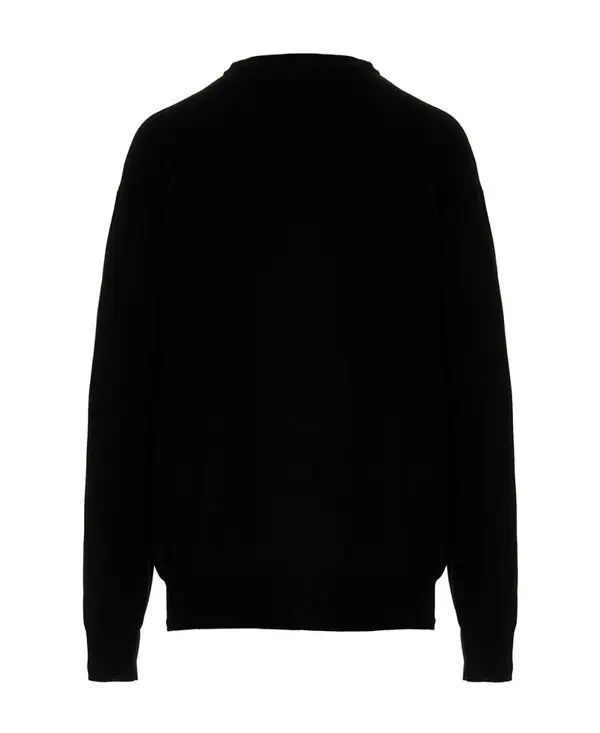 Moschino Intarsia-knit Flamingo Logo Crewneck Jumper