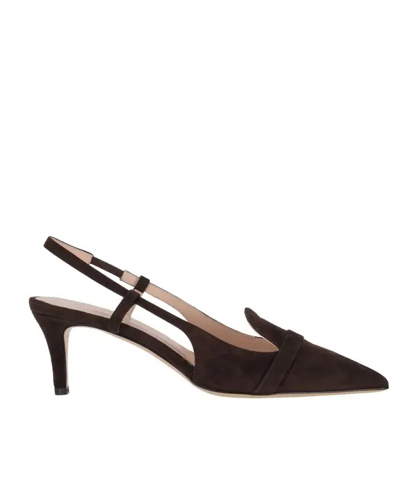 P.a.r.o.s.h Pointed Toe Slingback Pumps - Black