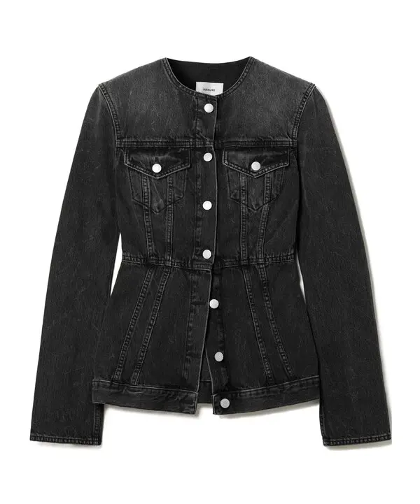 HAIKURE Paneled Denim Jacket