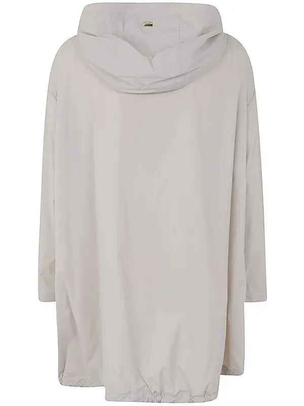 Herno Zip-up Drawstring Coat - Gray