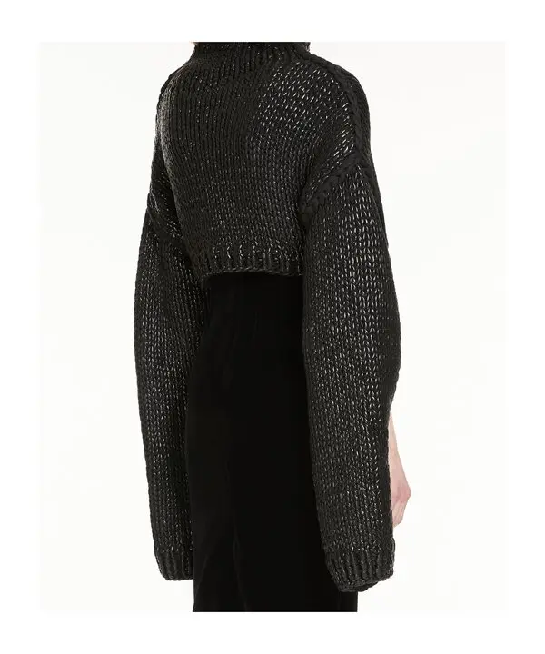 Sportmax High Neck Cut-out Detailed Jumper