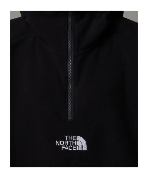 The North Face Fleece Hooded Jacket With Zipper Pockets