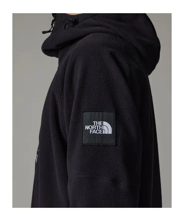 The North Face Fleece Hooded Jacket With Zipper Pockets