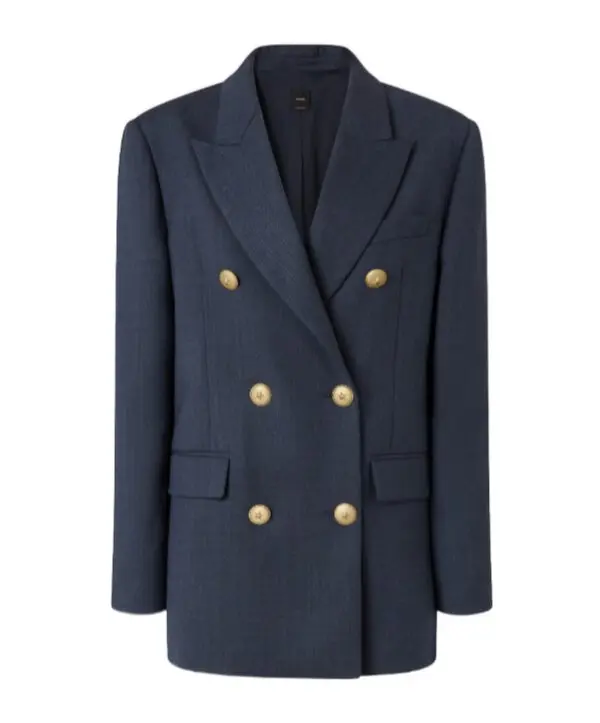 Pinko Double-breasted Tailored Blazer