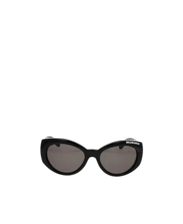Balenciaga Oval Frame Sunglasses - Gray