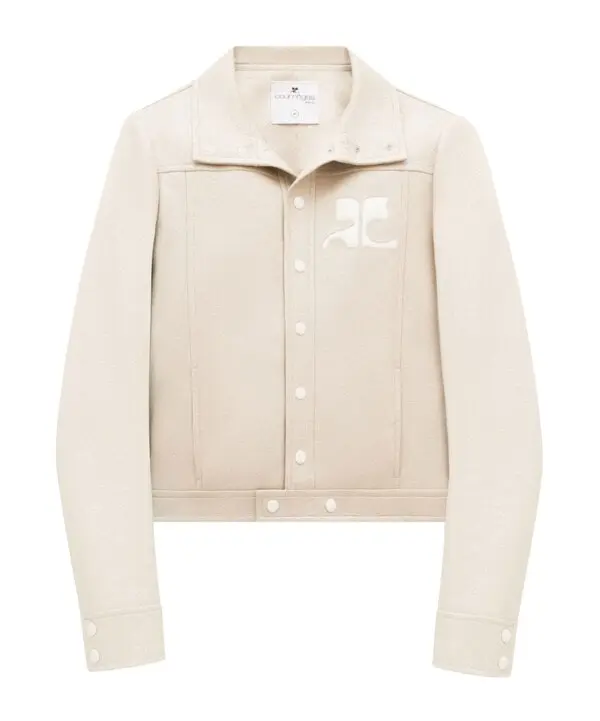 COURREGES Courrèges Reedition Ac Logo Patch Jacket - White