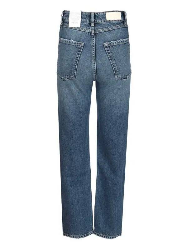 ICON DENIM LOS ANGELES Rory High-waisted Straight-leg Jeans