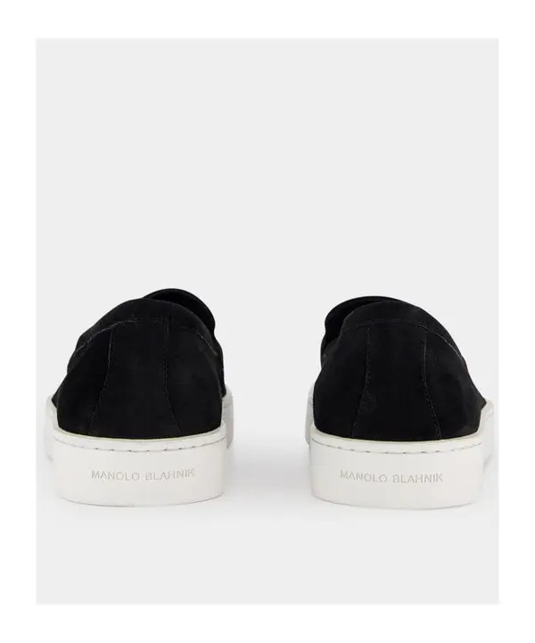 Manolo Blahnik Round Toe Loafers