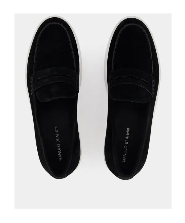 Manolo Blahnik Round Toe Loafers