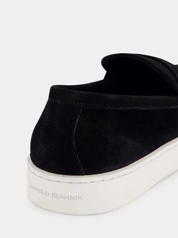 Manolo Blahnik Round Toe Loafers