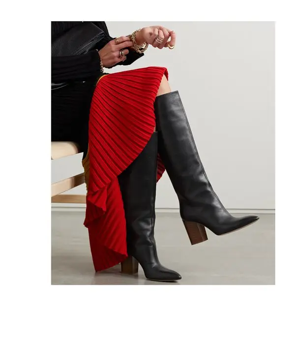 Gabriela Hearst Knee-high Chunky Heeled Boots