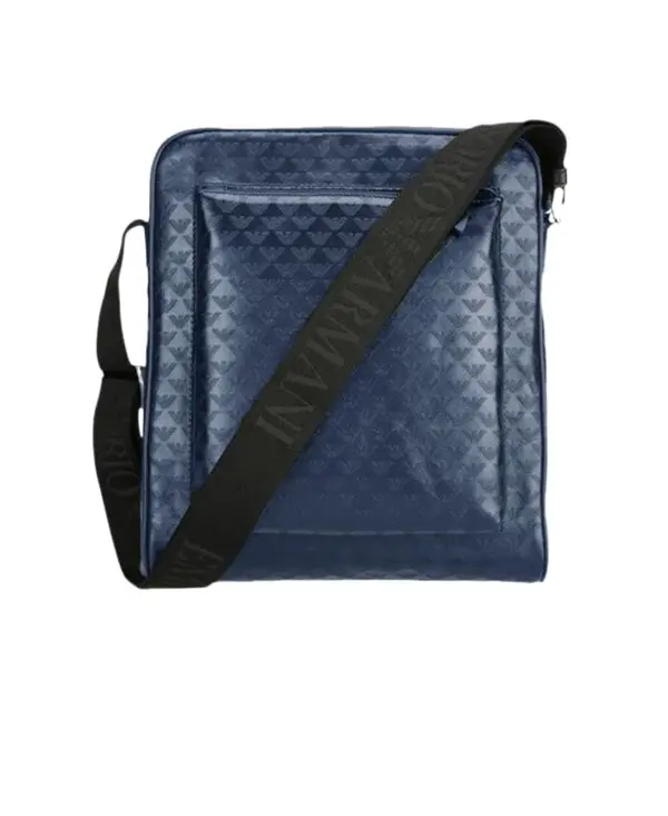 Emporio Armani Logo Shoulder Bag - Blue