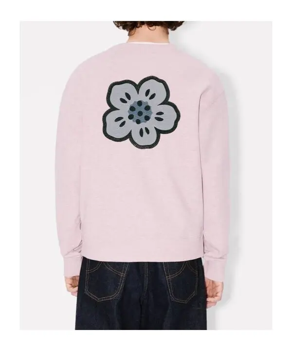 Kenzo Boke Flower' Embroidered Sweatshirt In Cotton