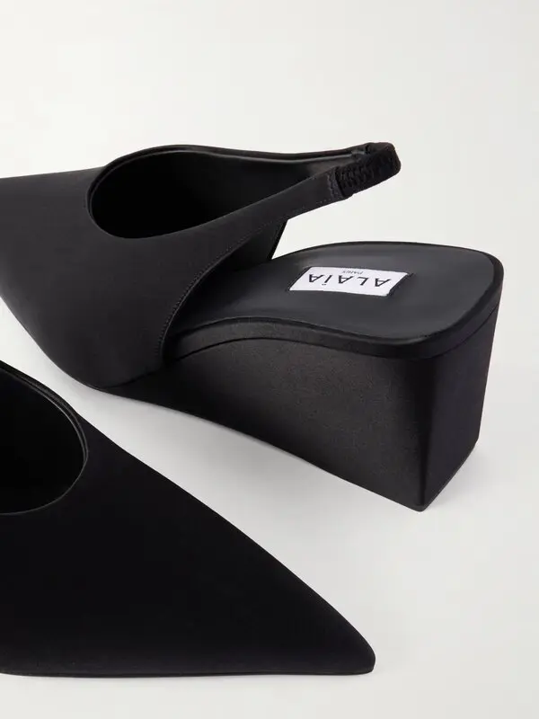 Alaïa Cube 75 Wedge Sandals
