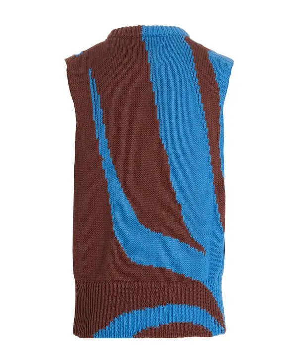 JIL SANDER Crewneck Sleeveless Vest With Logo Detail