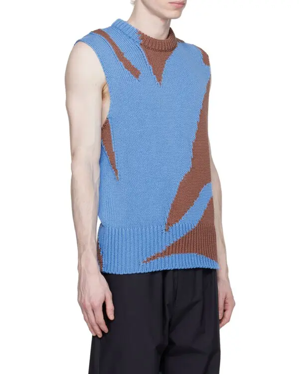 JIL SANDER Crewneck Sleeveless Vest With Logo Detail
