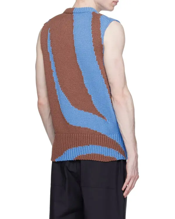 JIL SANDER Crewneck Sleeveless Vest With Logo Detail