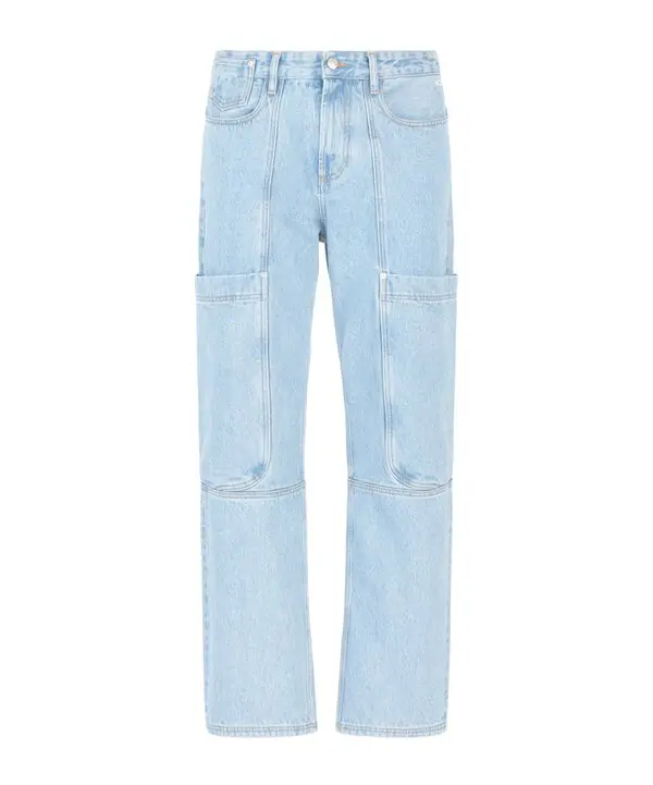 Gcds Ultrapocket Jeans With Logo Patch