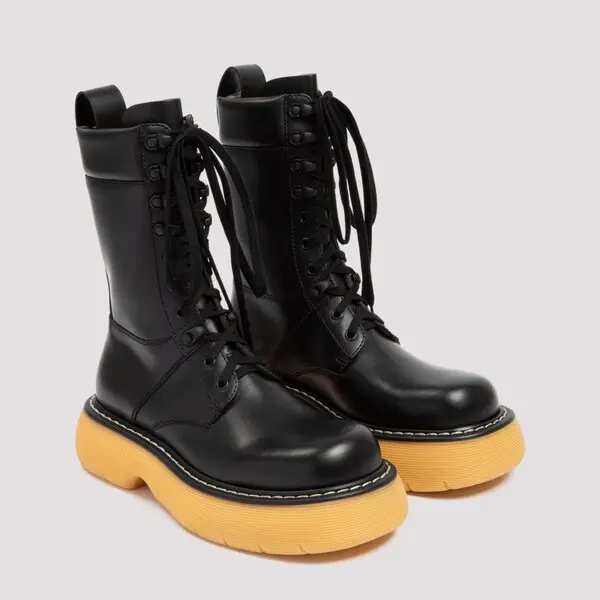 Bottega Veneta Leather Lace-up Ankle Boots