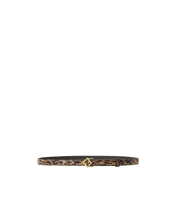 Fendi Ff Diamonds Belt - Brown