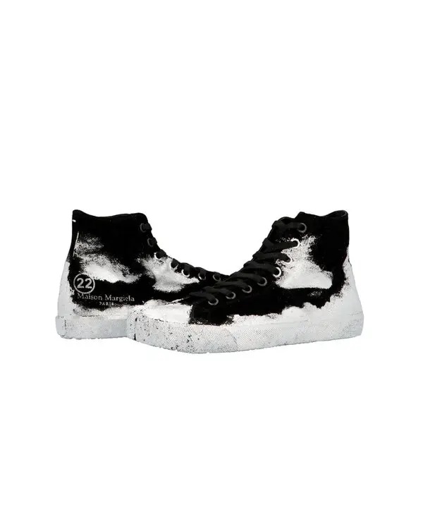 MAISON MARGIELA Tabi Paint High-top Sneakers