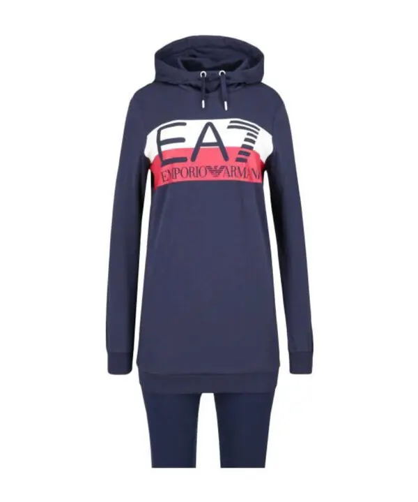 EA7 Logo Hooded Sports Suit