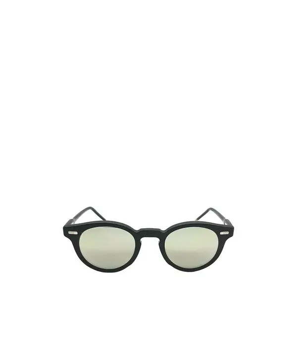 Thom Browne Round Frame Sunglasses - Black/charcoal Gray