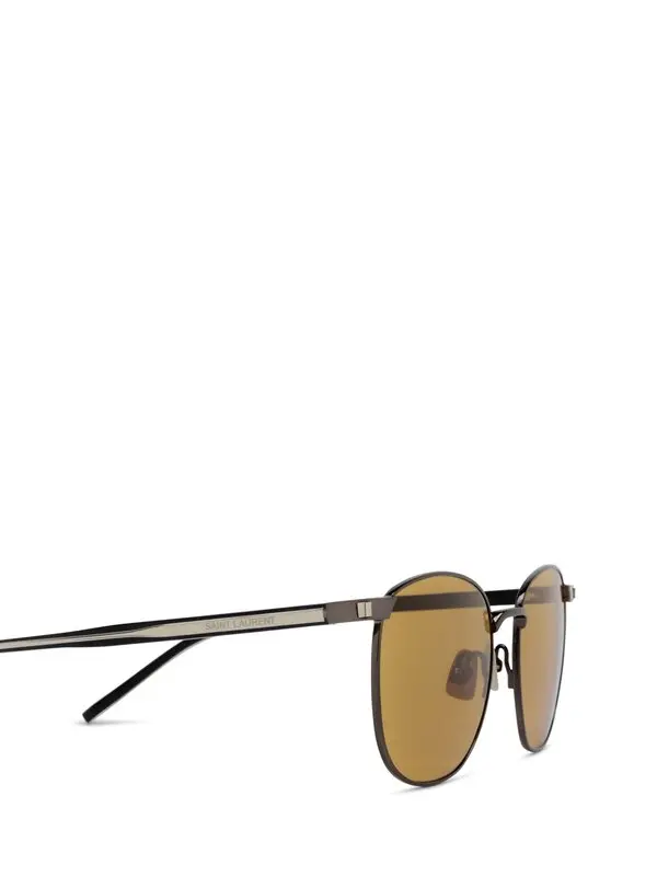 Saint Laurent Round Frame Sunglasses - Green