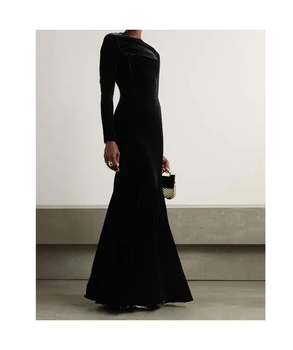 Dolce & Gabbana Velvet Maxi Dress