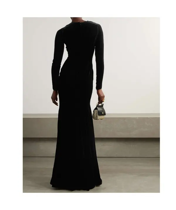 Dolce & Gabbana Velvet Maxi Dress