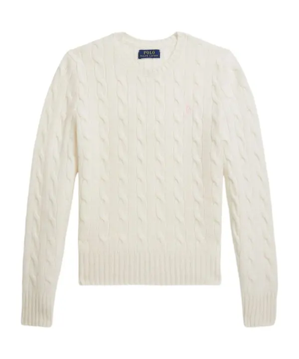 Polo Ralph Lauren Crew Neck Sweater - White