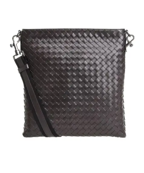 Bottega Veneta Woven Cross-body Bag - Black