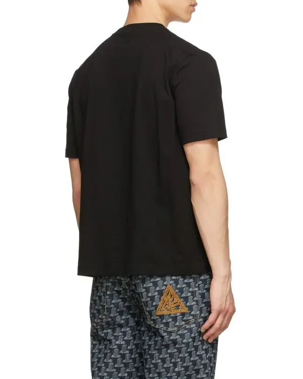 LANVIN Logo Embroidered Crewneck T-shirt