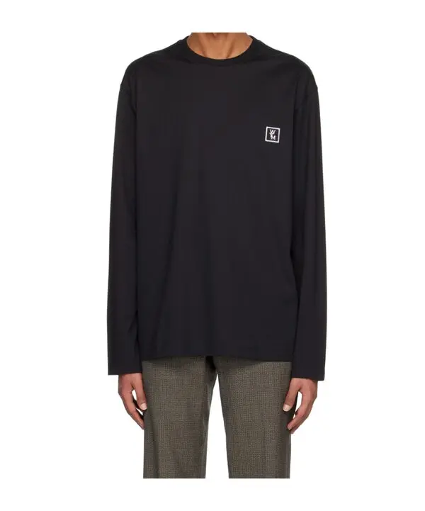WOOYOUNGMI Long-sleeve Cotton T-shirt