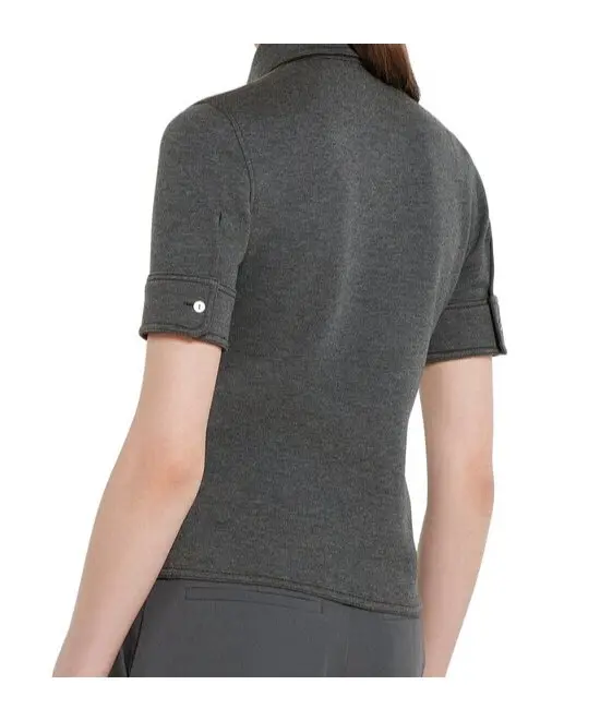 Gucci Collared Short-sleeve Shirt - Dark Grey