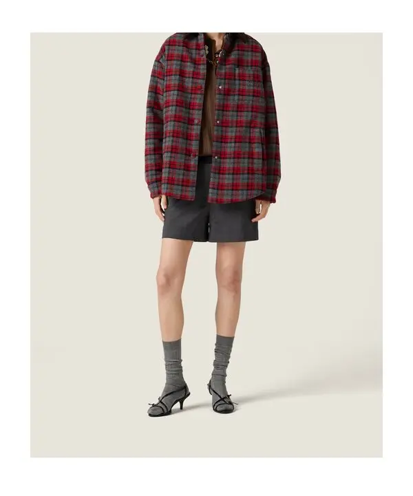 Miu Miu Checked Jacket