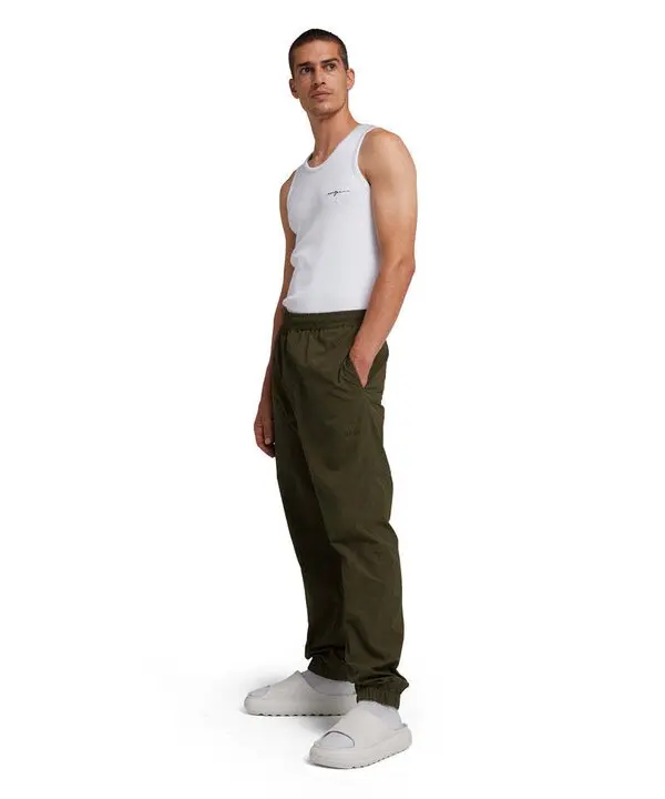 MSGM Logo-embroidered Tapered Trousers