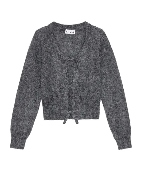 GANNI Drawstring Cardigan
