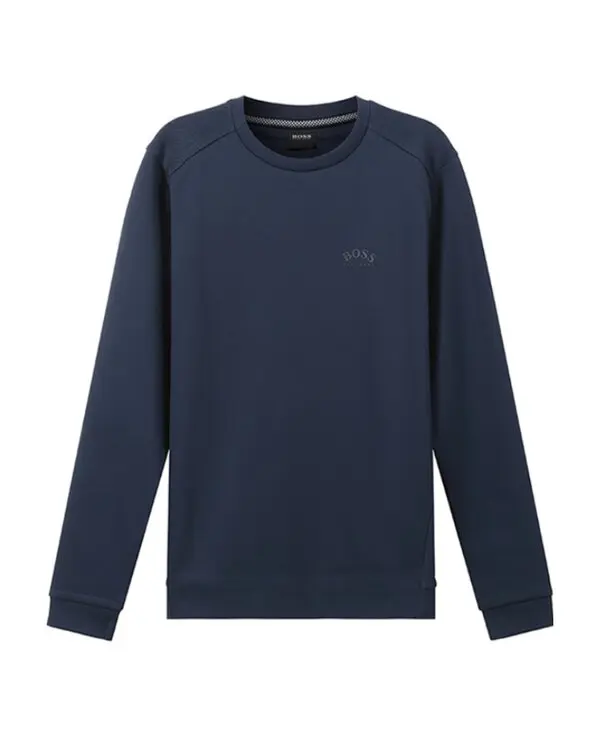 Hugo Boss Long-sleeved Sweater With Logo Pattern