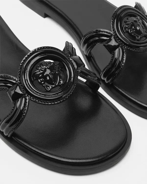 Versace Medusa '95 Slip-on Sandals - Black