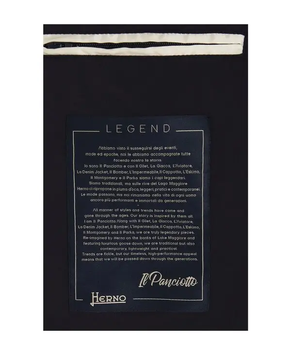 Herno Padded Button-up Gilet - Black
